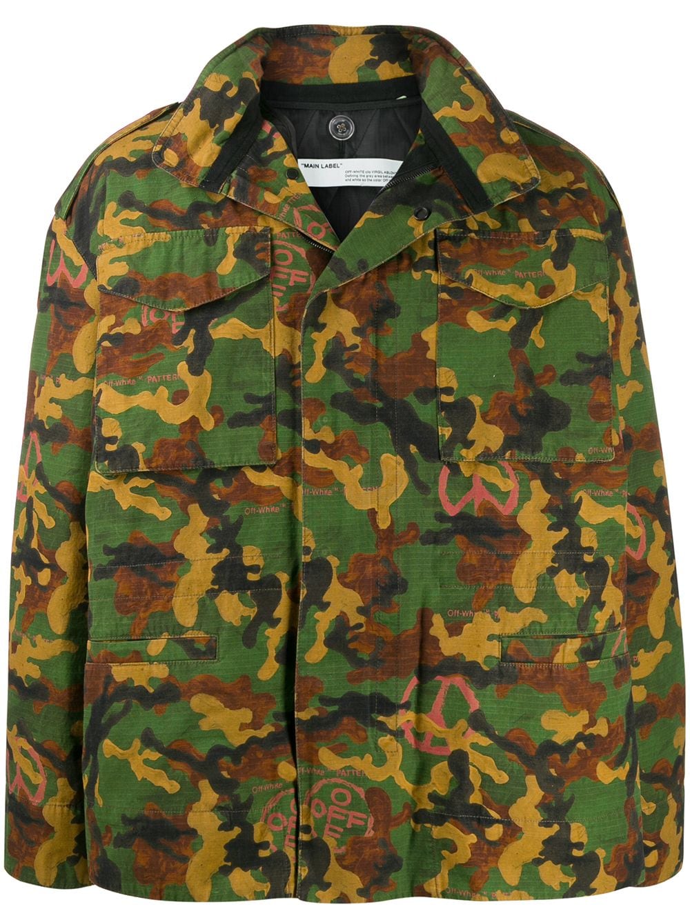 OFF-WHITE Off-White Camouflage Print Shirt