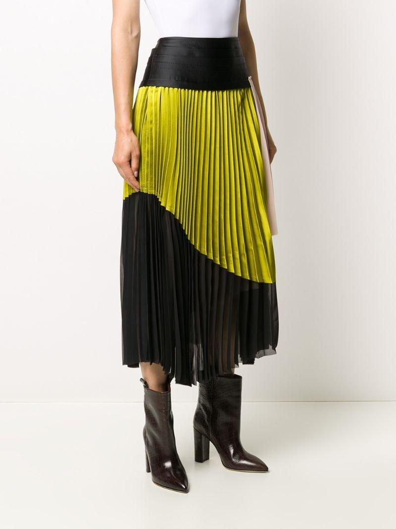 DIESEL® Asymmetric Pleated Midi Skirt