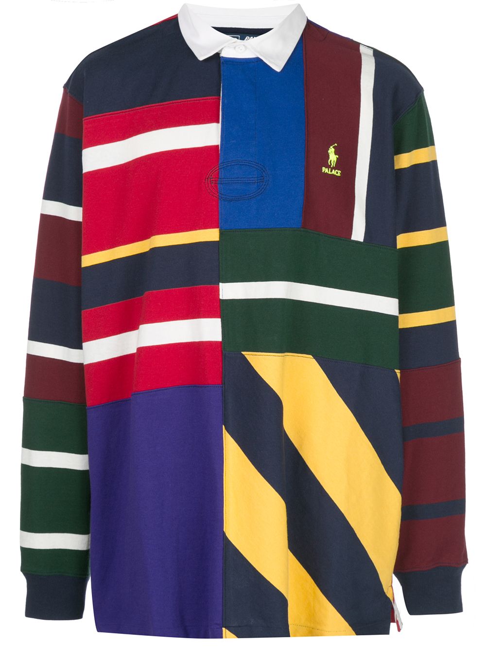 Palace x Polo Patchwork Rugby Shirt XL