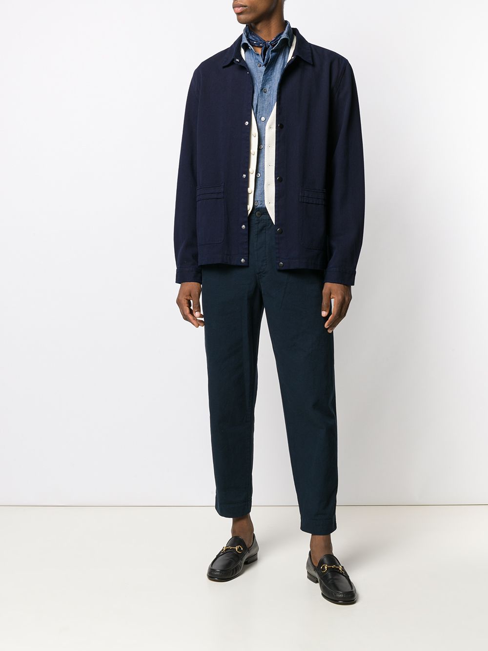DELL'OGLIO DELL'OGLIO Cutaway Collar Shirt