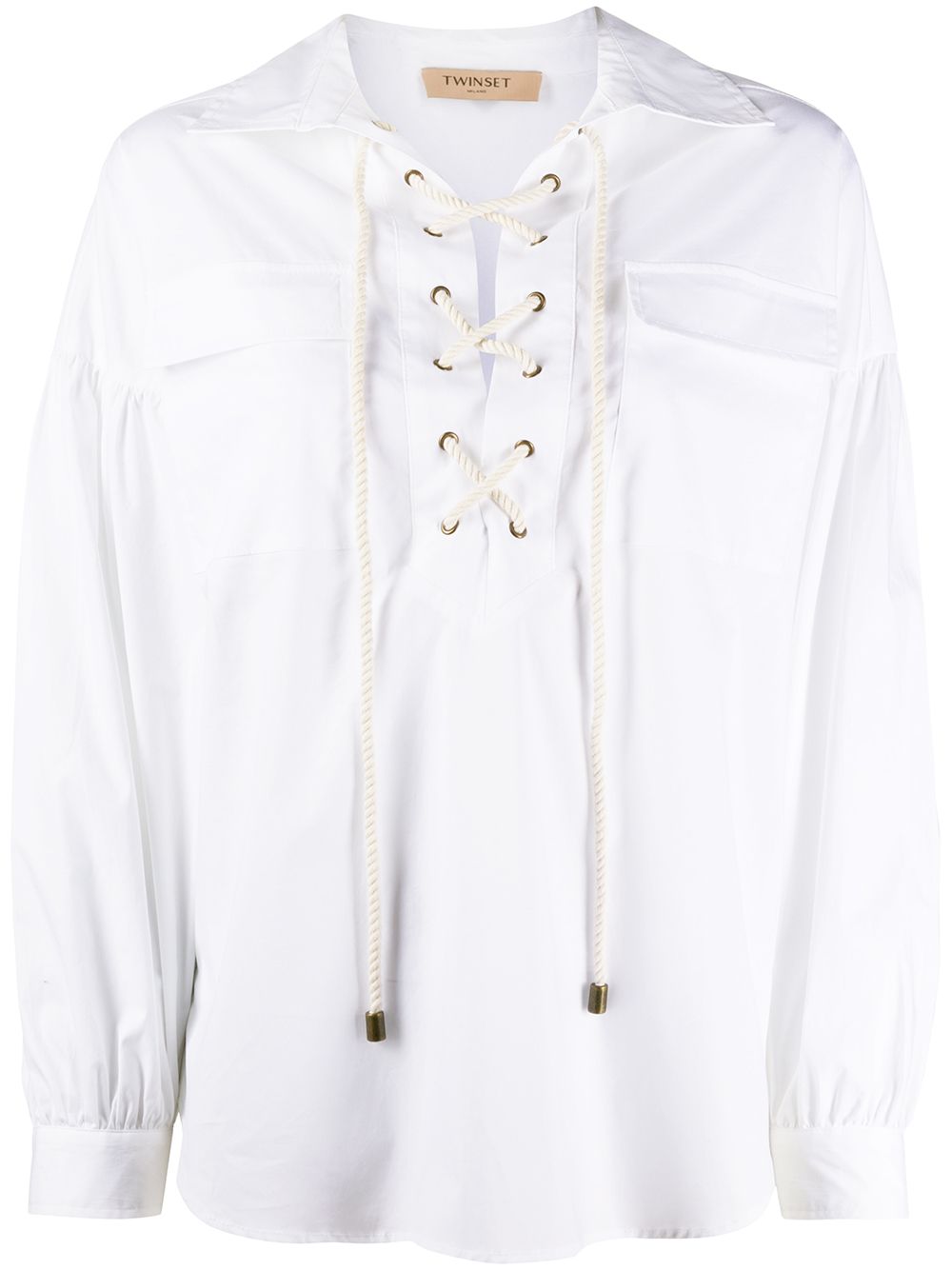 TWINSET TWINSET Lace-Up Blouse