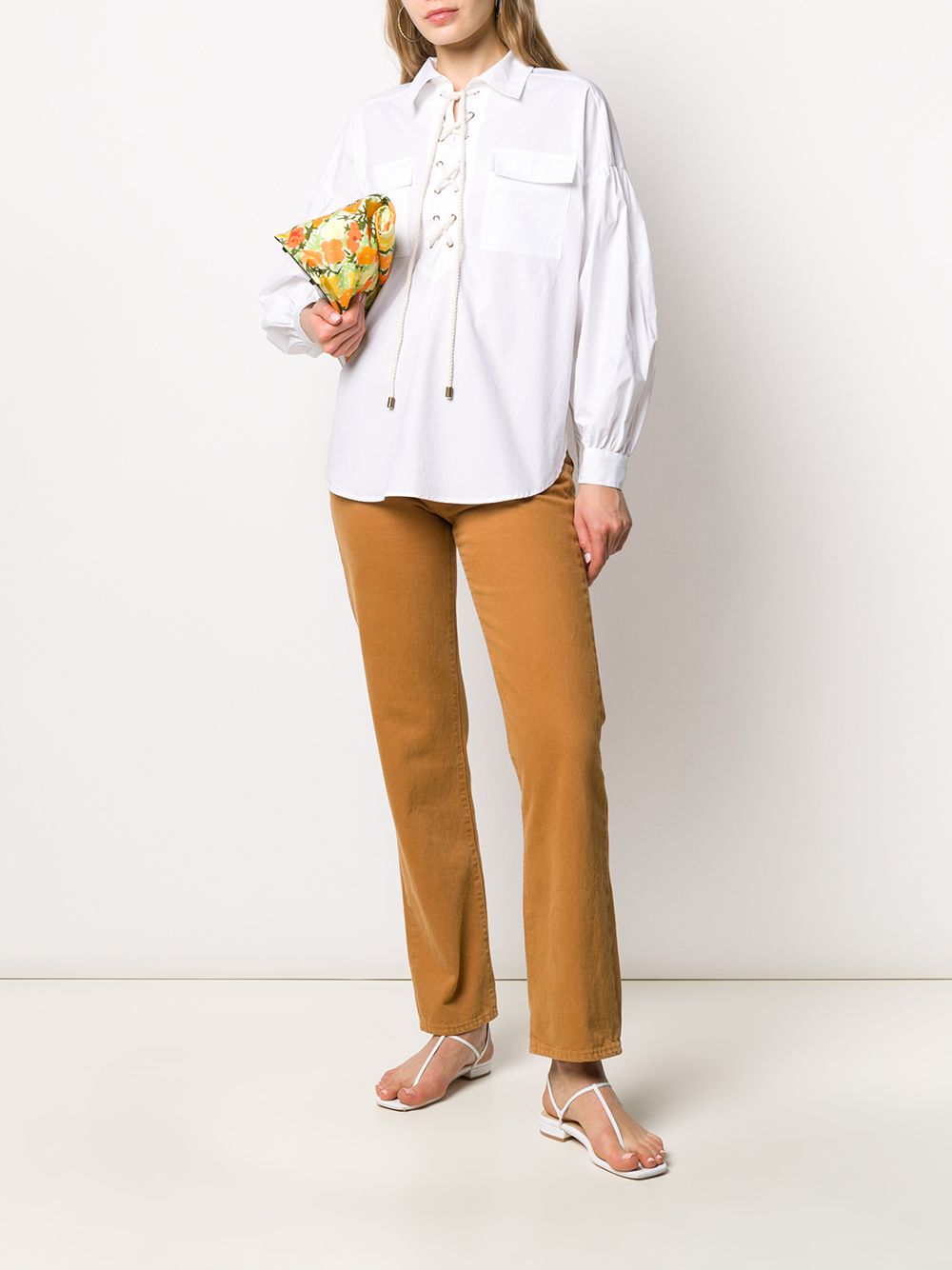 TWINSET TWINSET Lace-Up Blouse