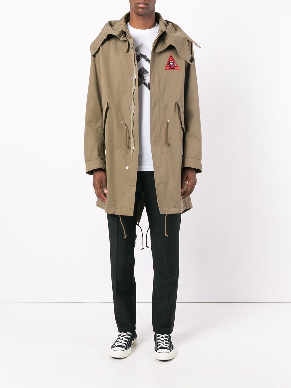 GIVENCHY Illuminati Patch Parka Jacket