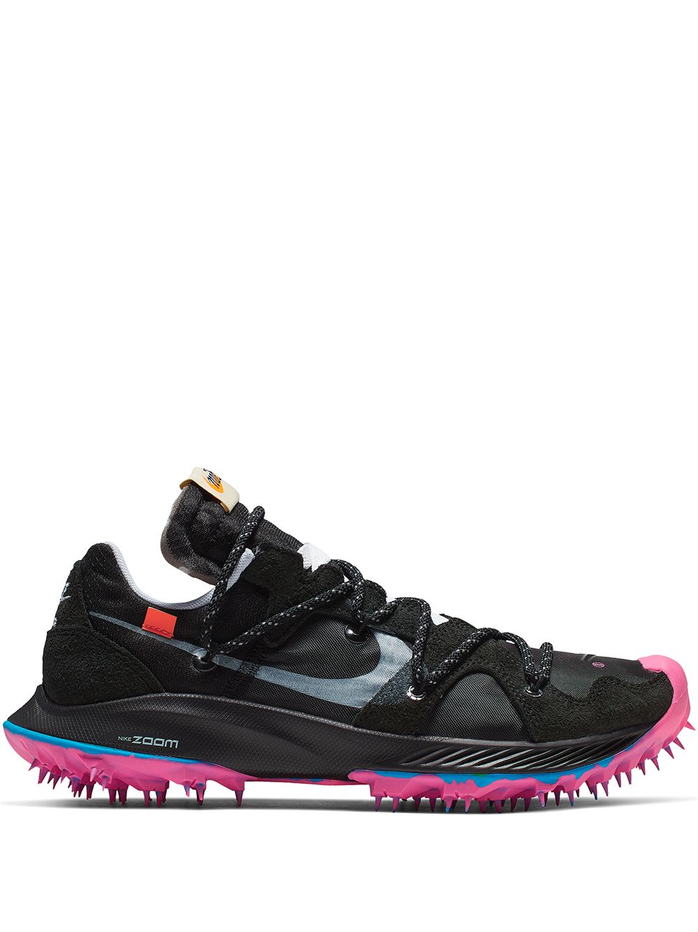 Nike X Off White Zoom Terra Kiger 5 Sneakers - Black | Editorialist 