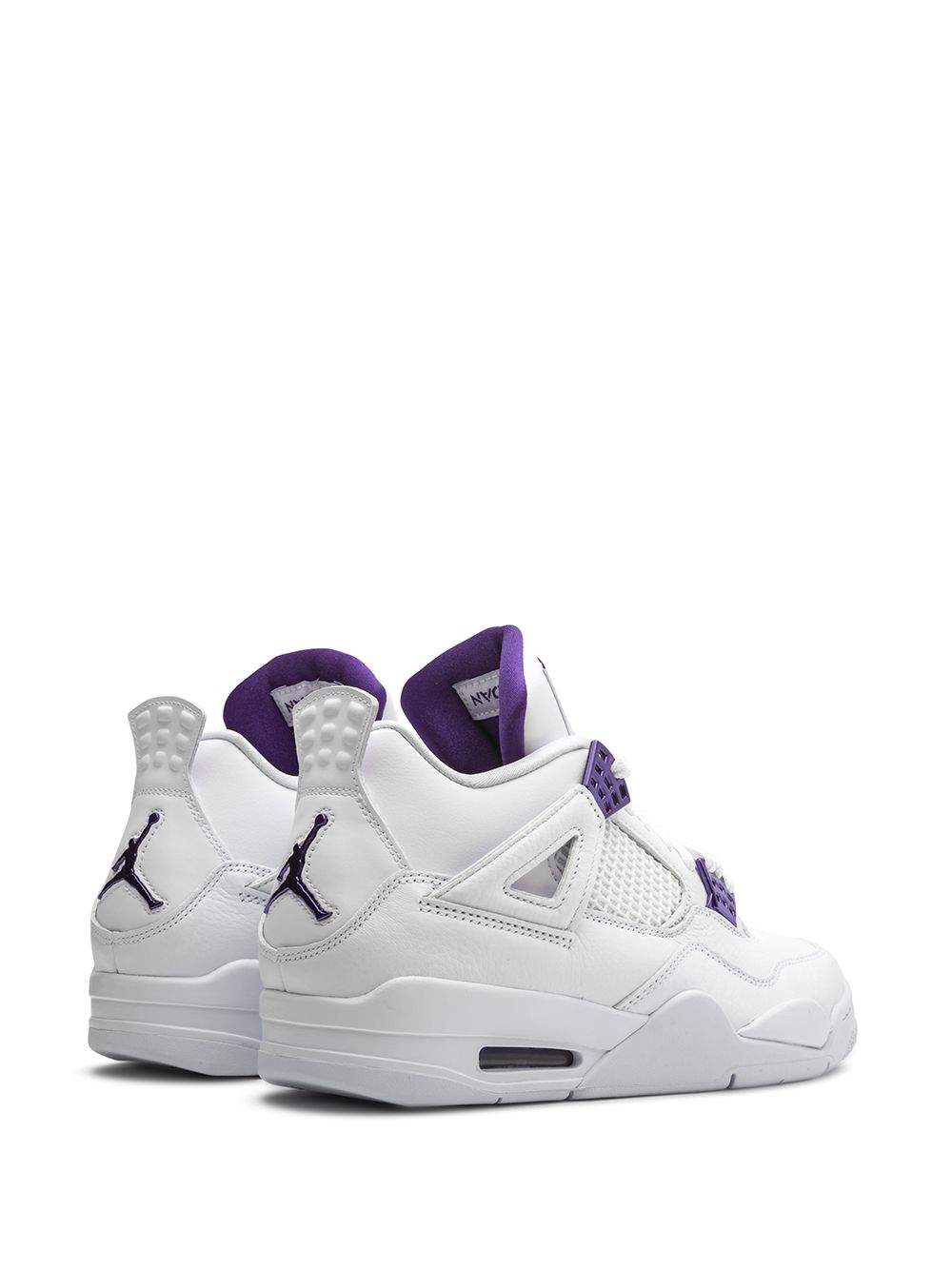 purple and white 4s jordans