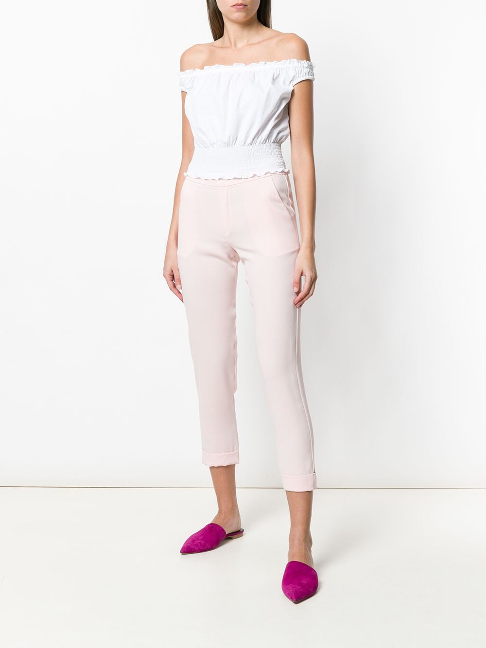 P.A.R.O.S.H Turn Up Hem Trousers