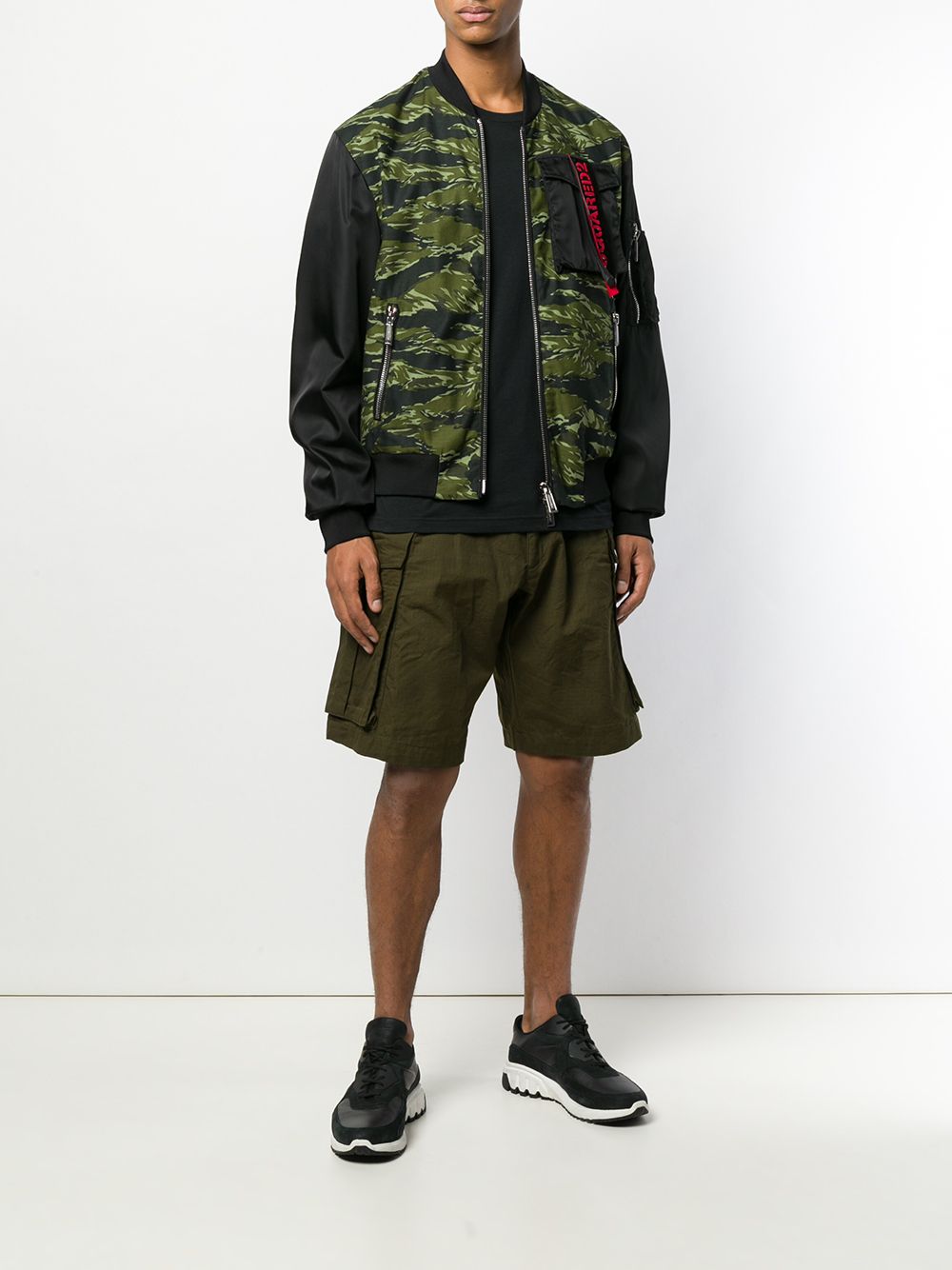 DSQUARED2 DSQUARED2 Camouflage Bomber Jacket