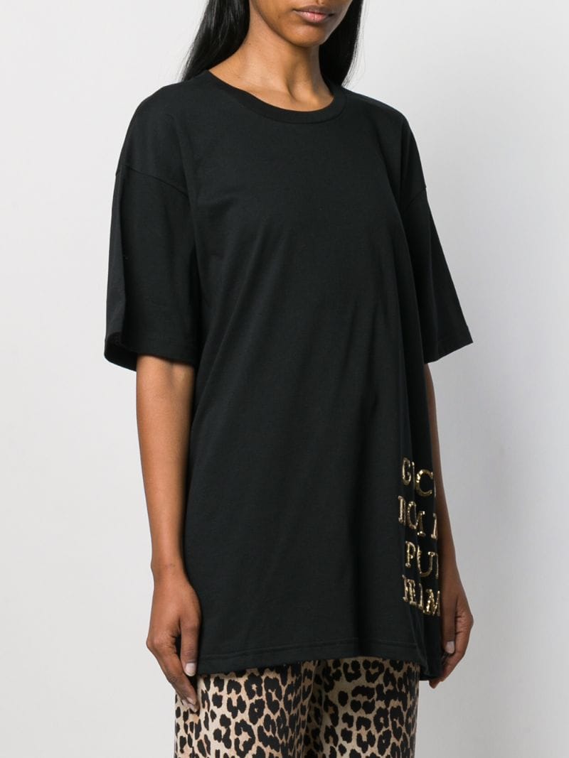 GUCCI Oversized sequin detail t-shirt