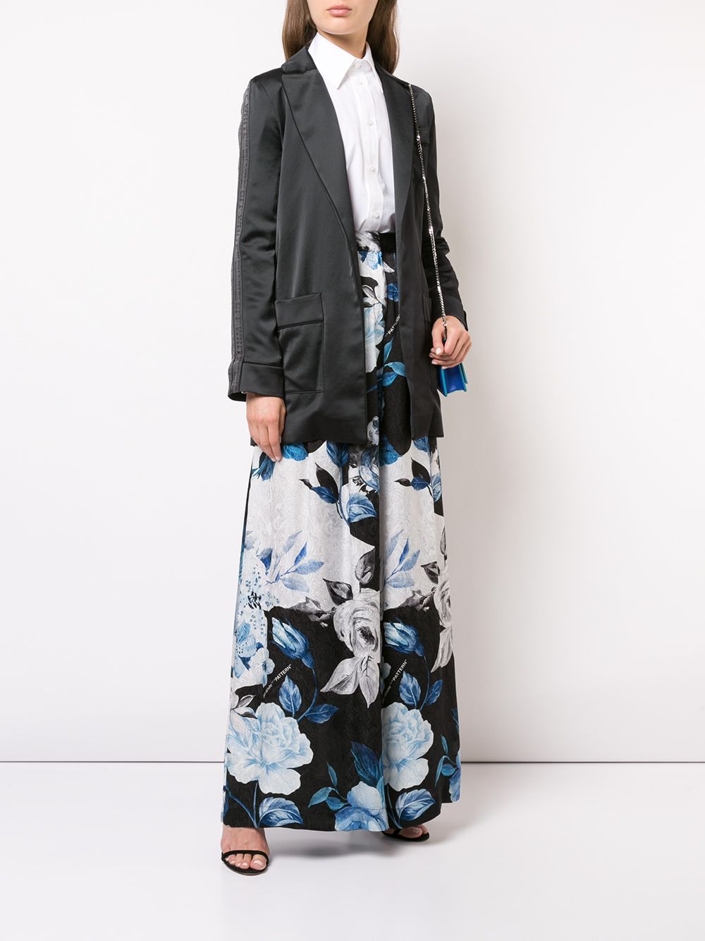 OFF-WHITE Floral Palazzo Pants