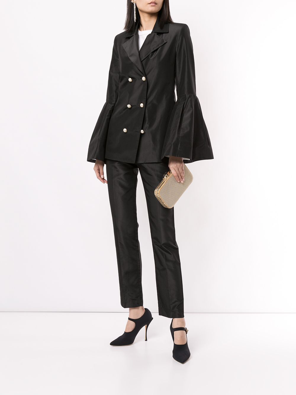 MACGRAW Wing Silk Blazer