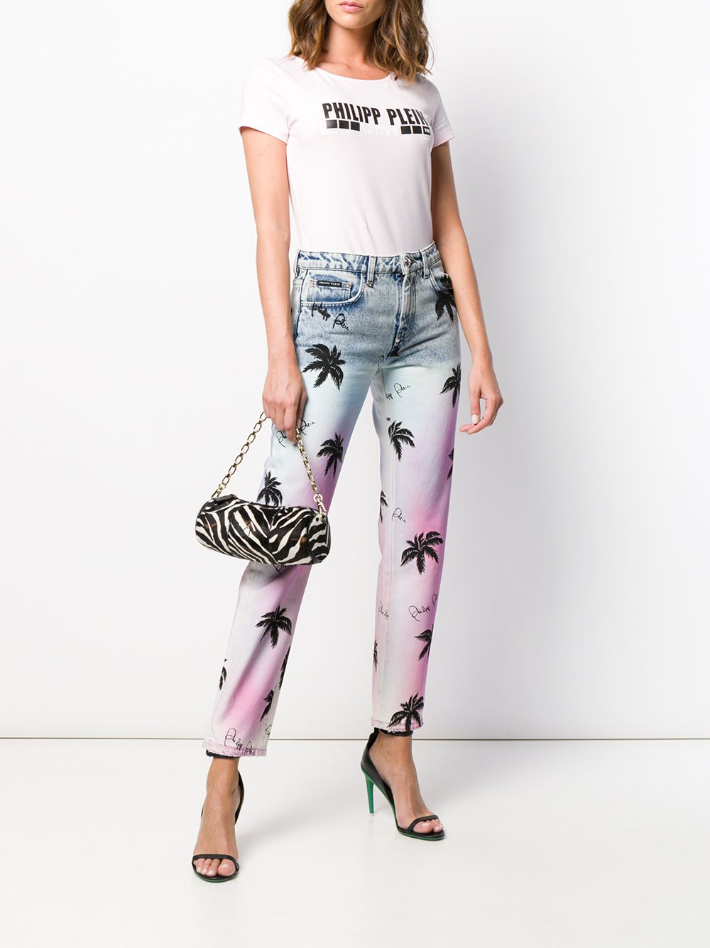 PHILIPP PLEIN Philipp Plein Printed Boyfriend Jeans