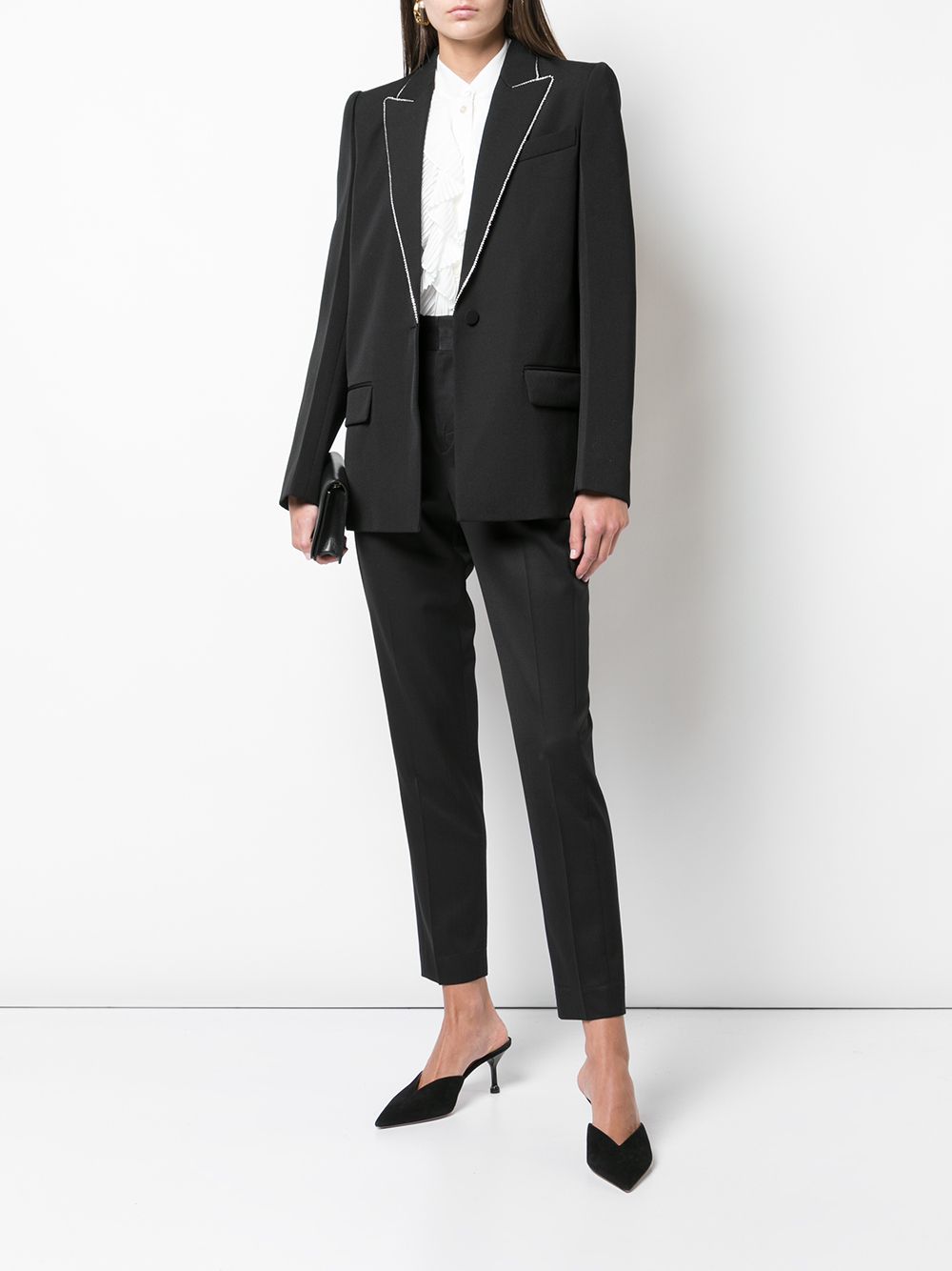 GIVENCHY Metal Trimmed Collar Blazer