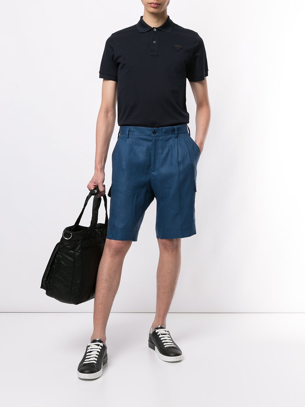 DOLCE & GABBANA Dolce & Gabbana Linen Bermuda Shorts