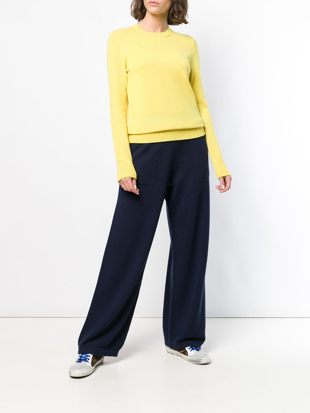 BARRIE Barrie Flared Knitted Trousers