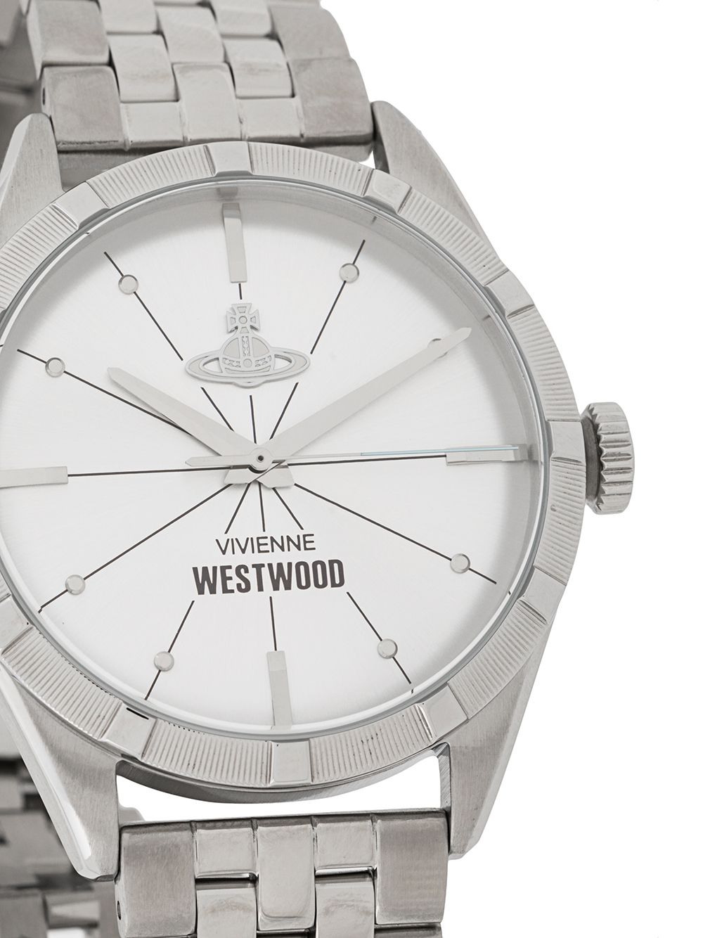 Vivienne Westwood Conduit 40mm Watch In Silver - 30% Off