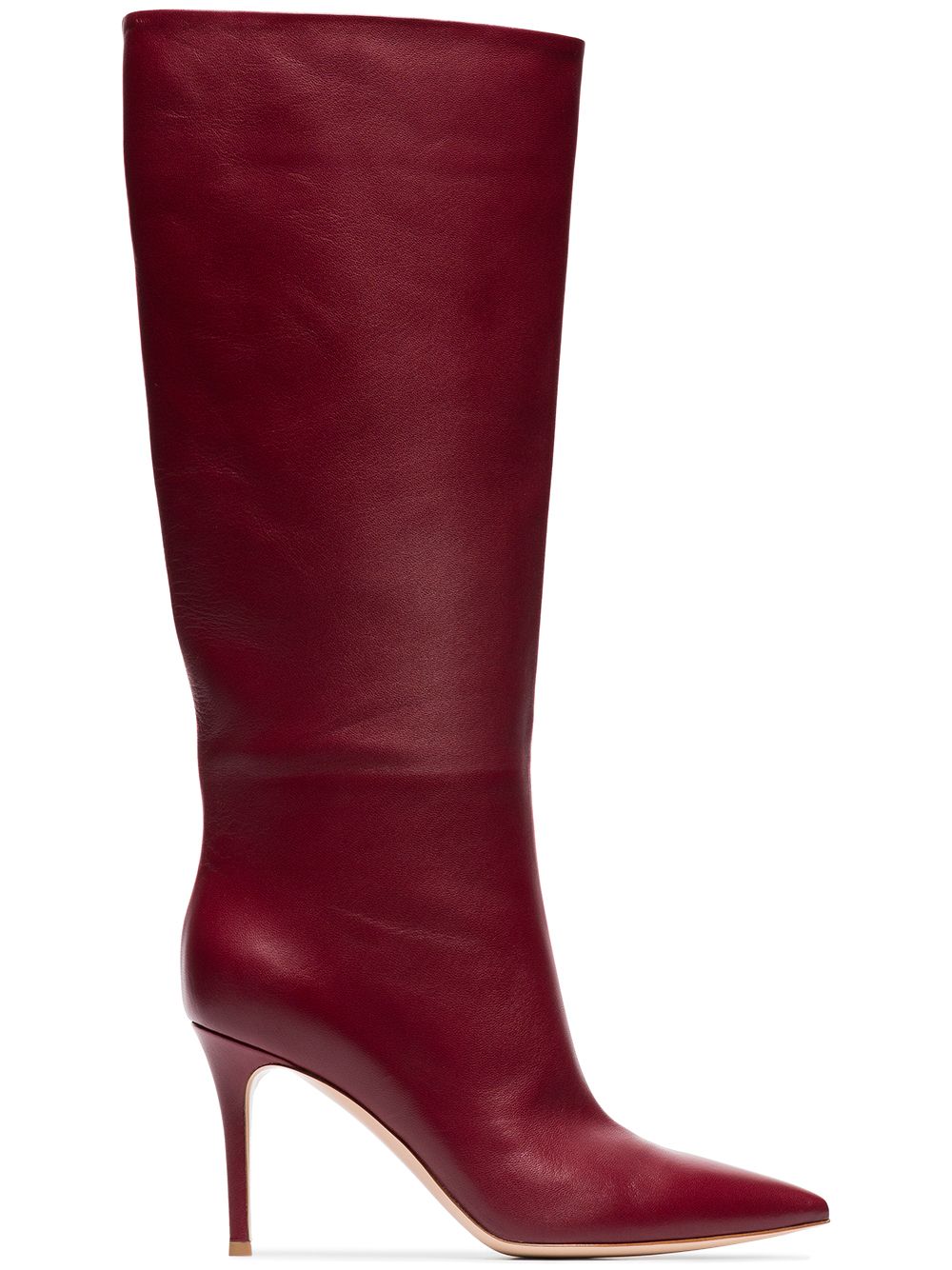 Burgundy Suzan Slouch Boots