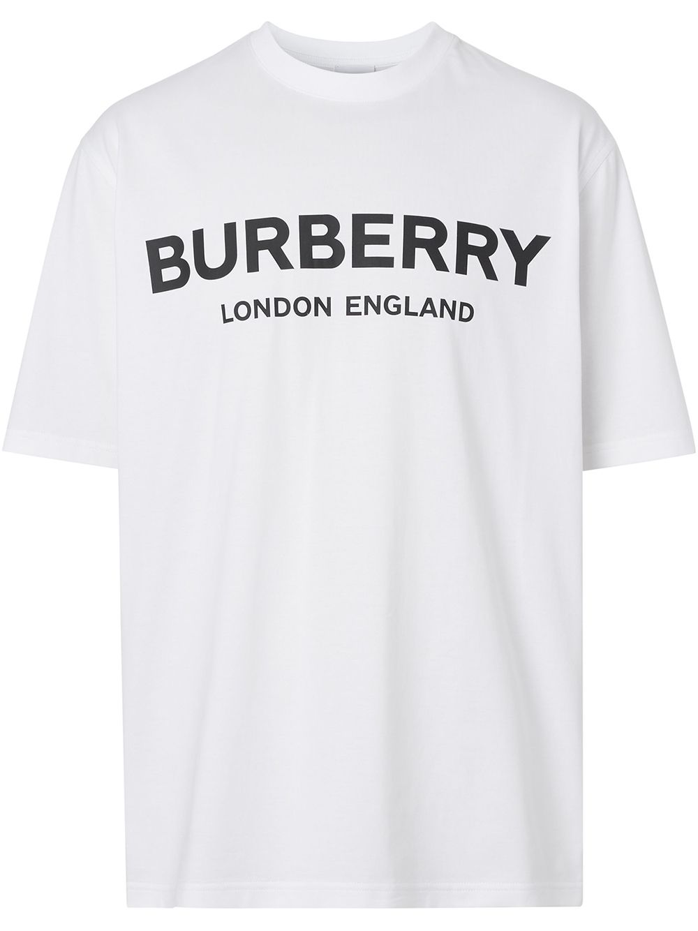 Burberry Logo Print T-Shirt - White | Editorialist