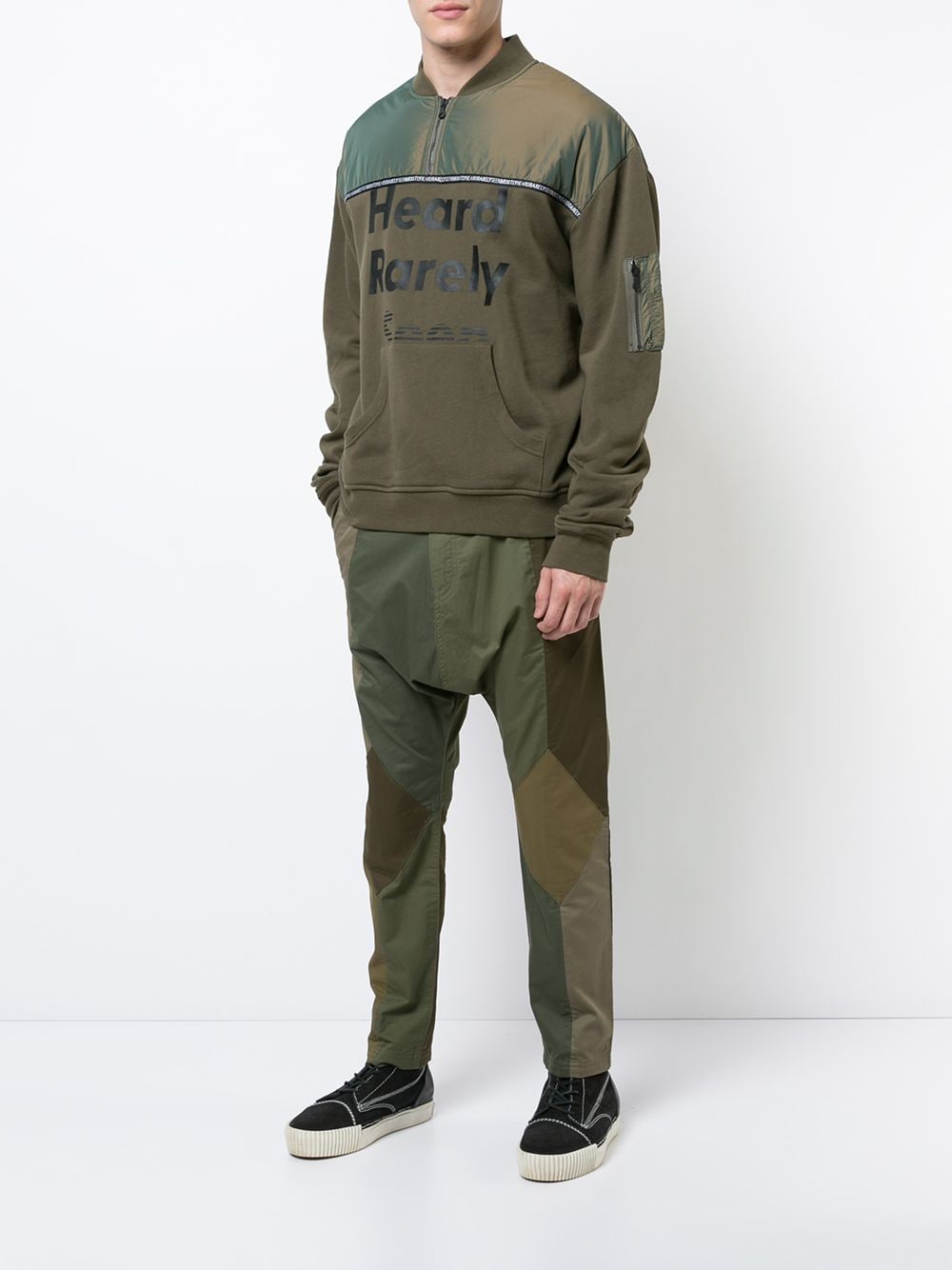 MOSTLY HEARD RARELY SEEN Twill Drop Crotch Pants