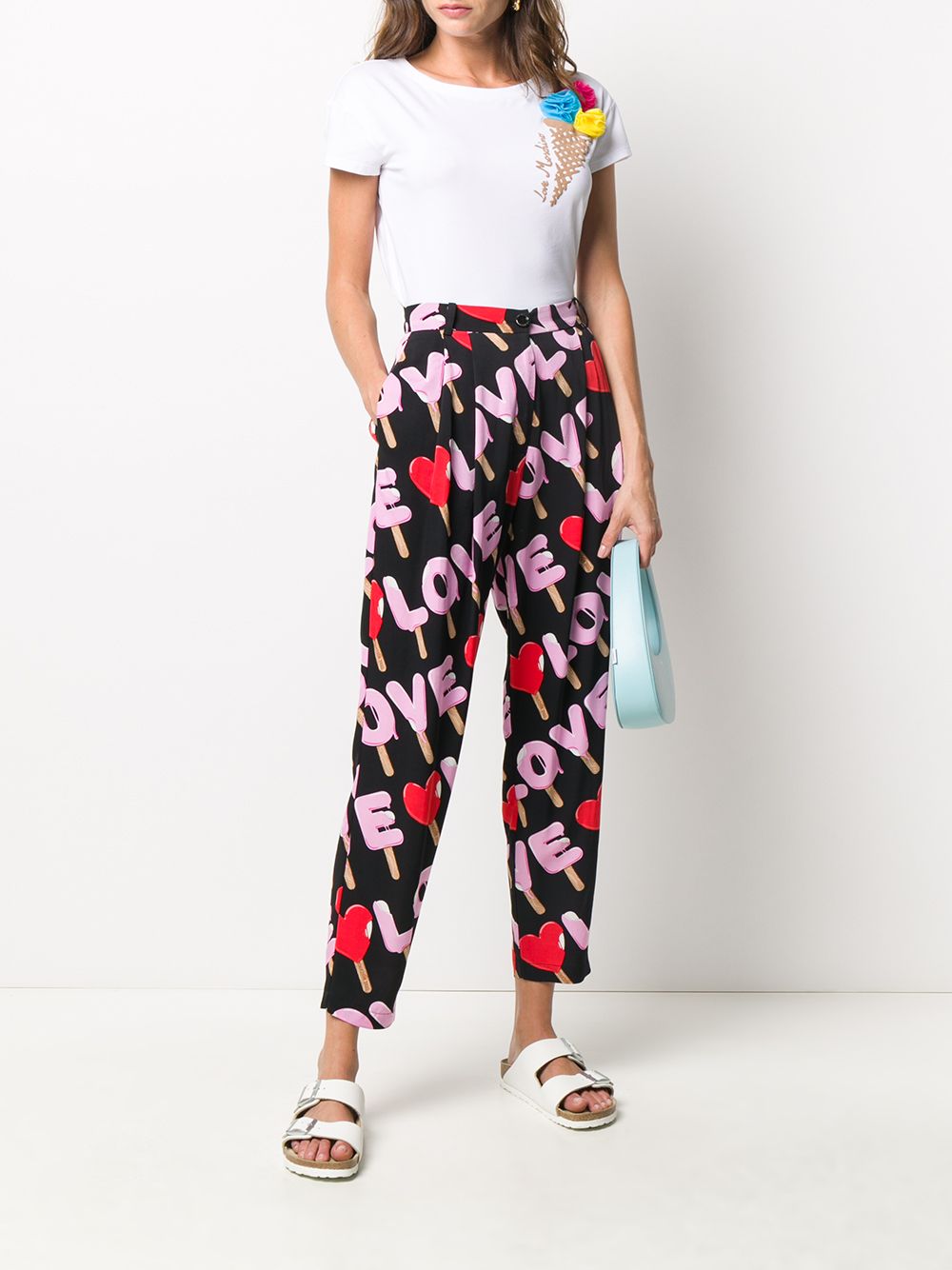 MOSCHINO Printed Tailored Trousers