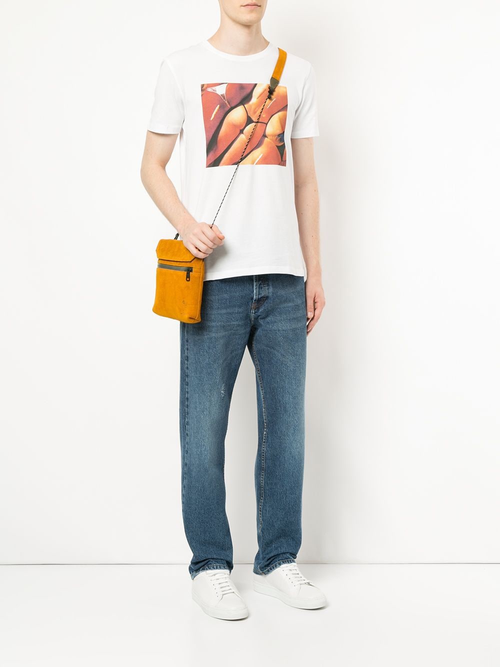 AS2OV AS2OV Suede Sacoche Shoulder Bag