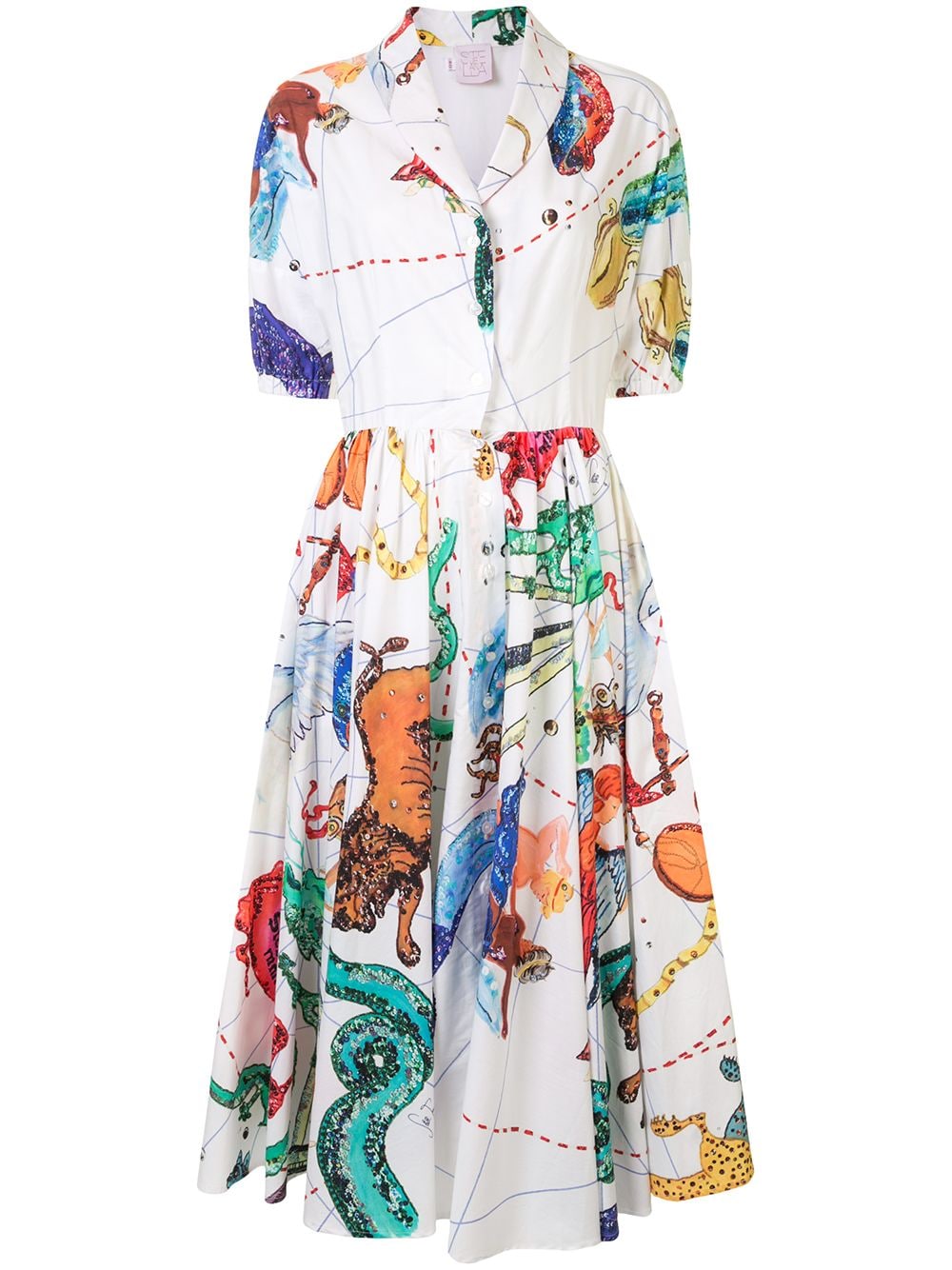 Stella jean bird embroidered dress Clearance
