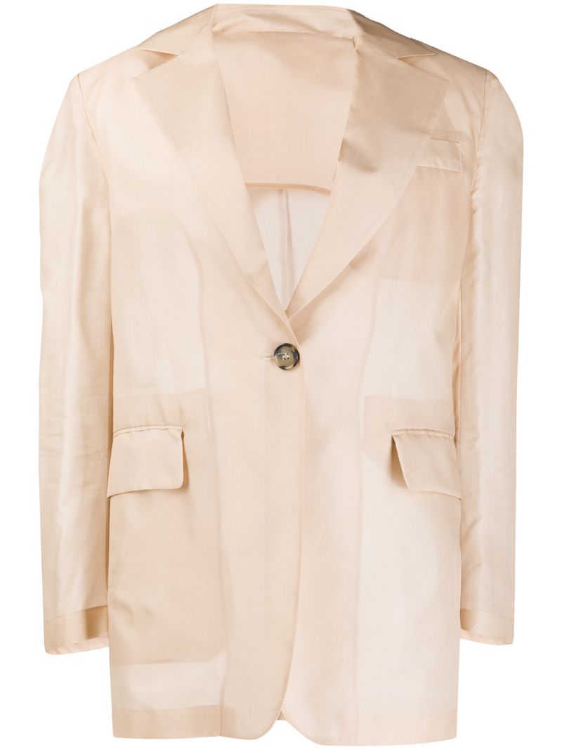 MSGM MSGM Single-Breasted Boxy Jacket