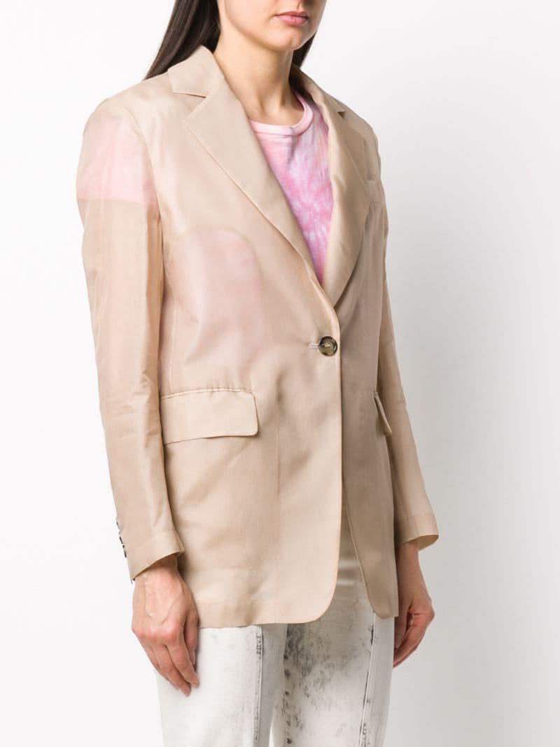 MSGM MSGM Single-Breasted Boxy Jacket