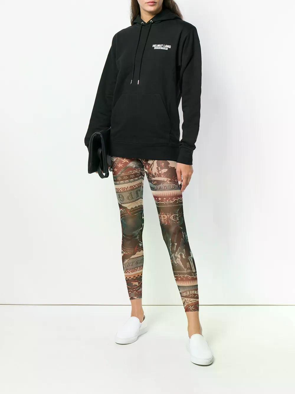 JEAN PAUL GAULTIER Printed Fitted Trousers