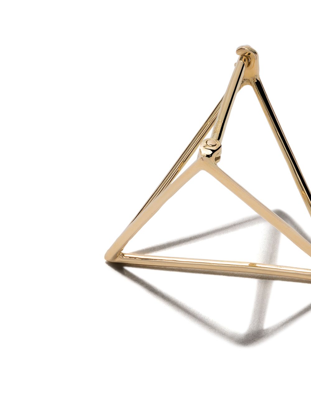 Shihara 18kt Yellow Triangle Pierce 20 Earring - Gold | Editorialist