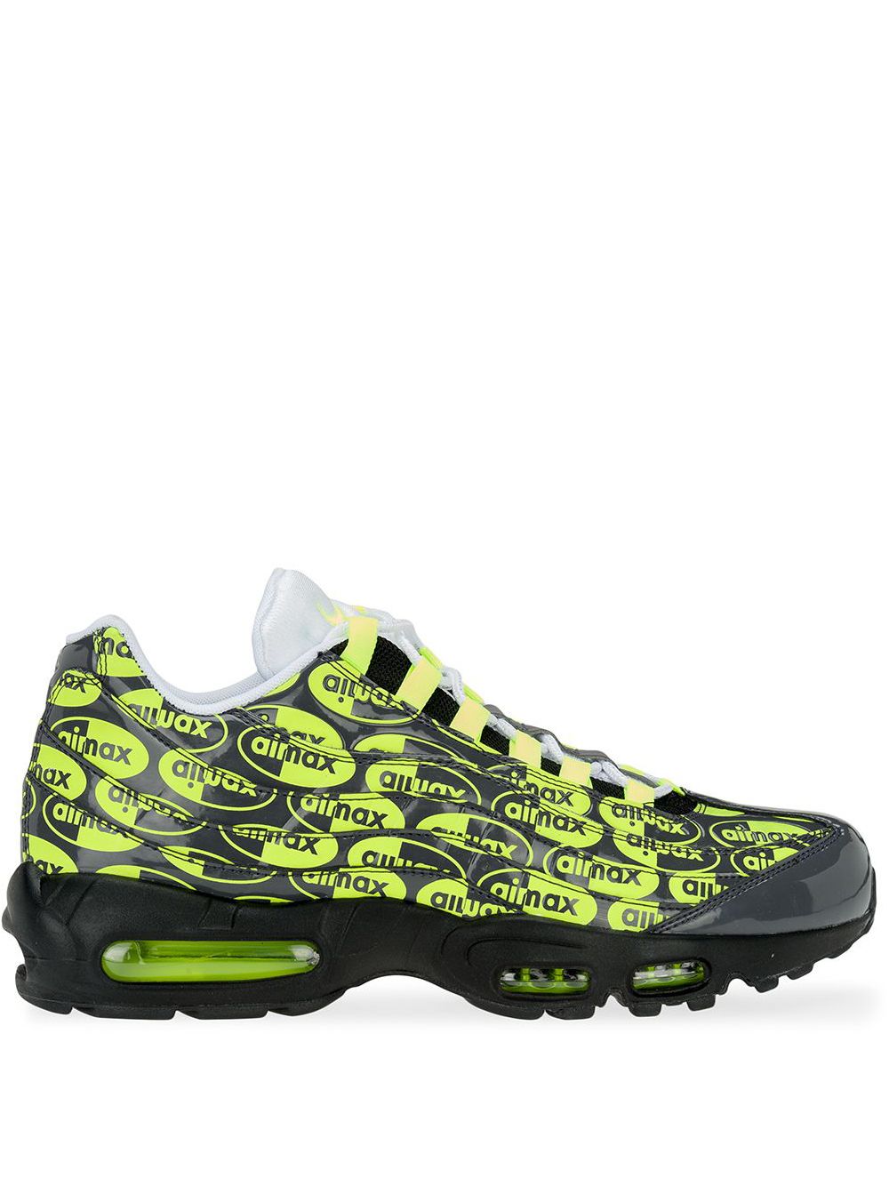 Nike Air Max 95 Prm Volt Logo Sneakers - Black | Editorialist