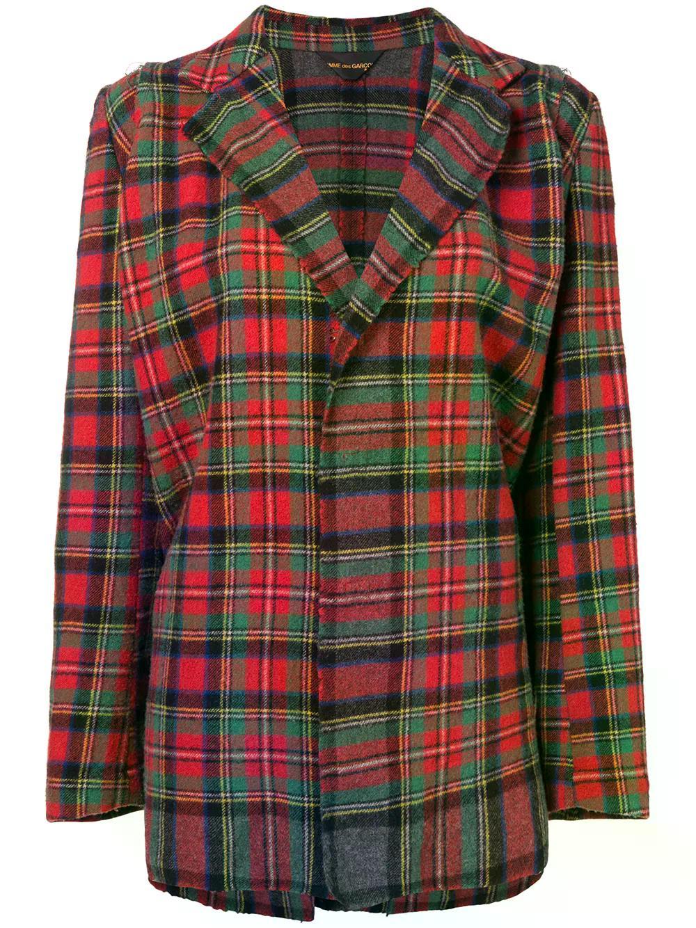 COMME DES GARÇONS Tartan Check Loose Jacket
