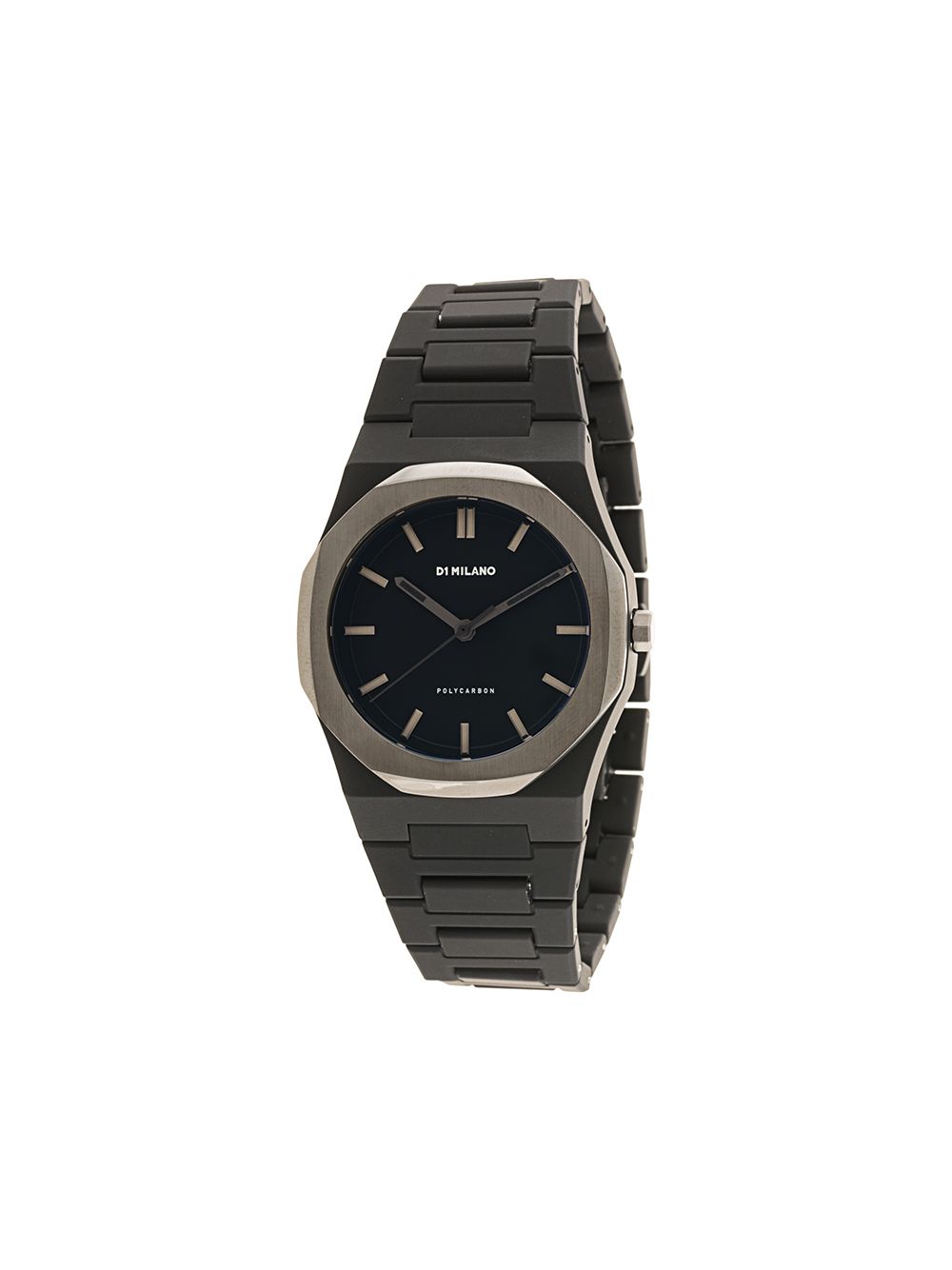D1 Milano Polycarbon Analog Watch - Black | Editorialist