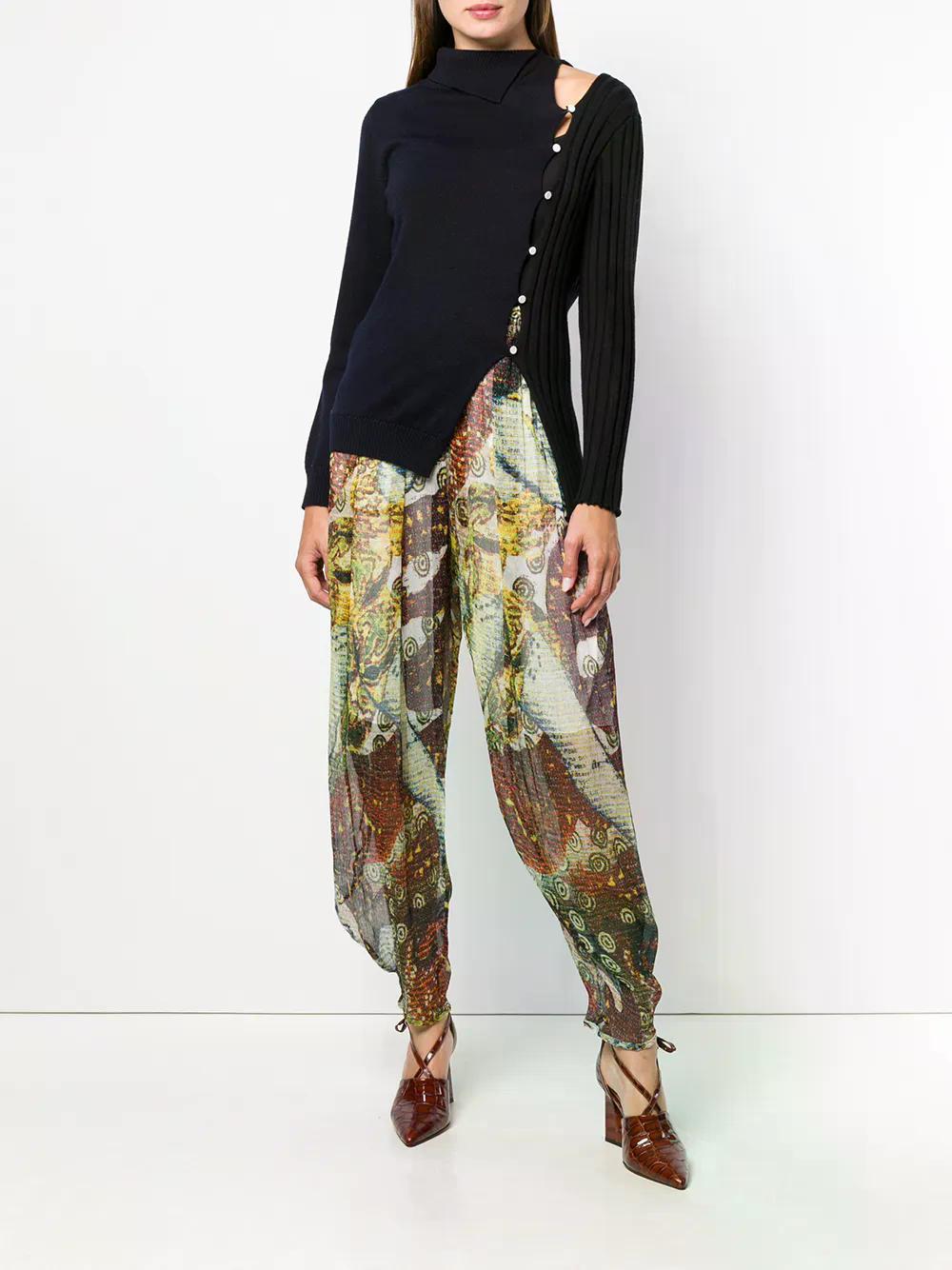 JEAN PAUL GAULTIER Tapered Sheer Trousers