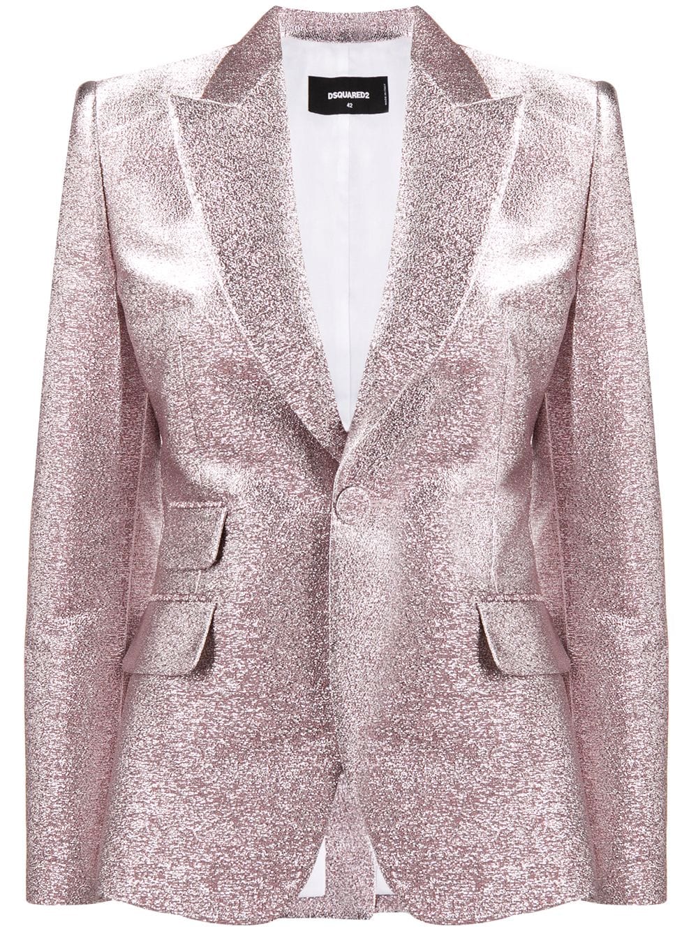DSQUARED2 Glitter Single Breasted Blazer