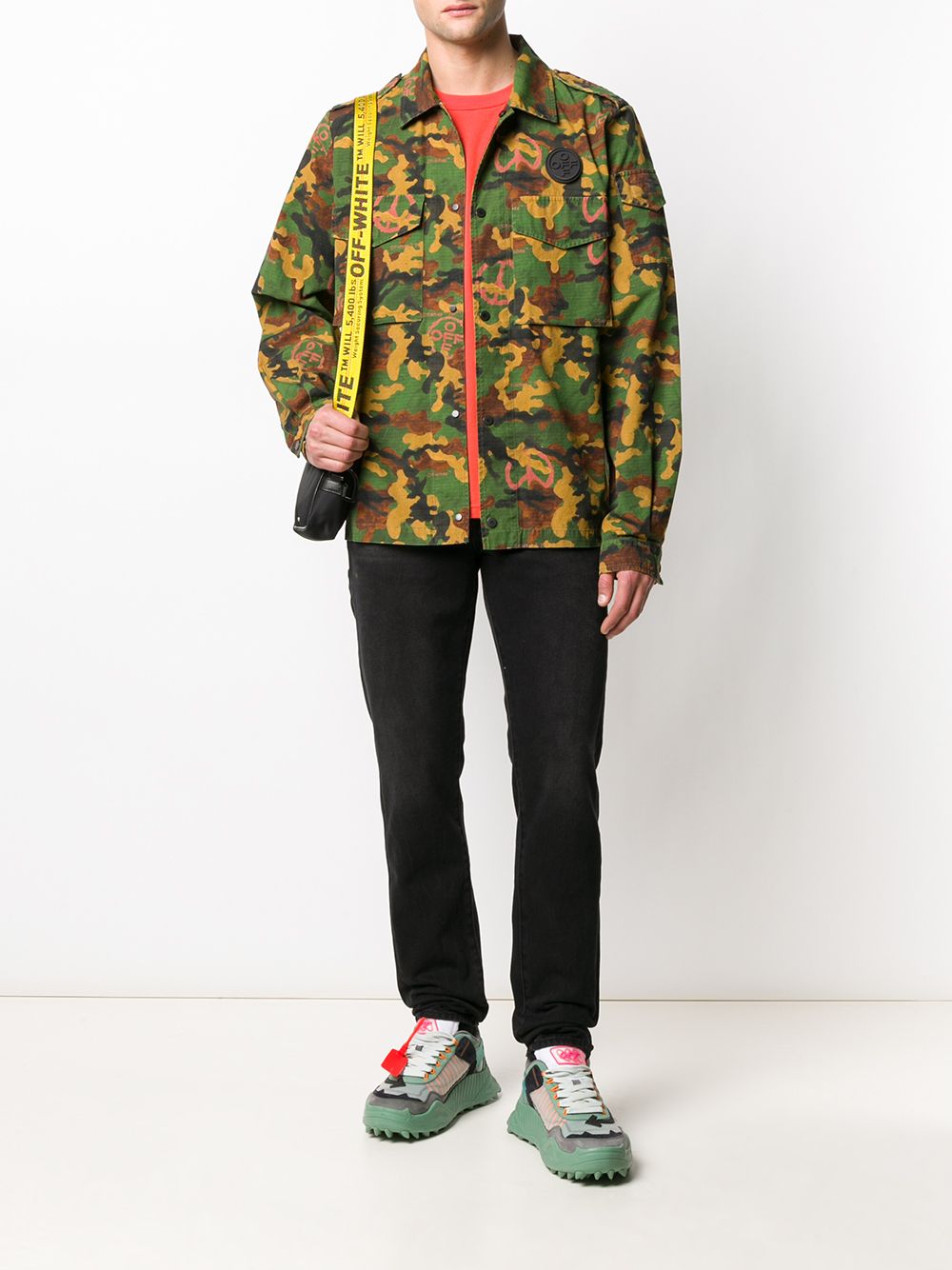 OFF-WHITE Off-White Camouflage Print Shirt