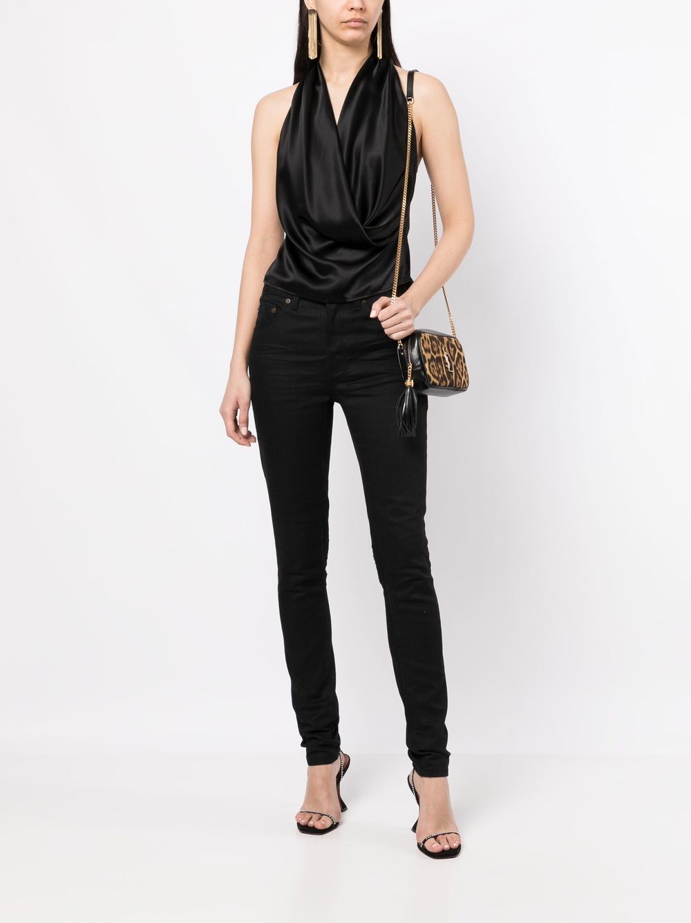 SAINT LAURENT Saint Laurent Mid-Rise Skinny Jeans