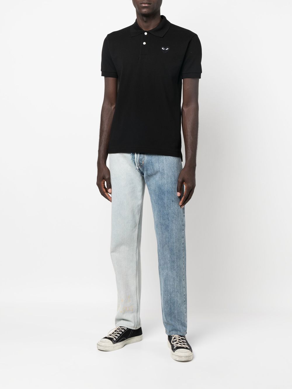 PLAY COMME DES GARCON embroidered logo polo shirt