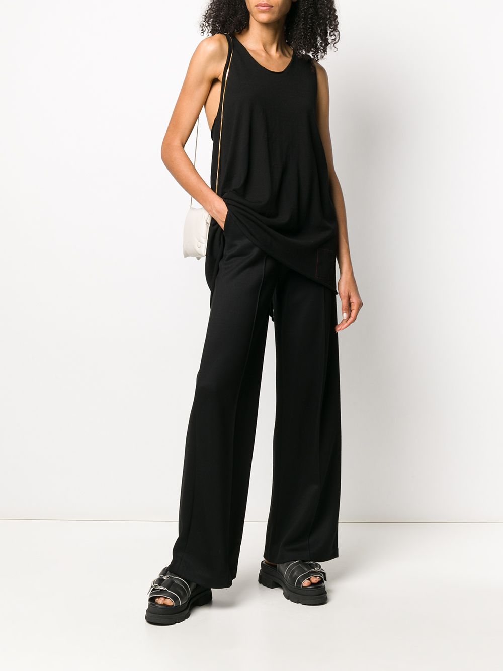 UMA WANG Uma Wang Sleeveless Flared Top