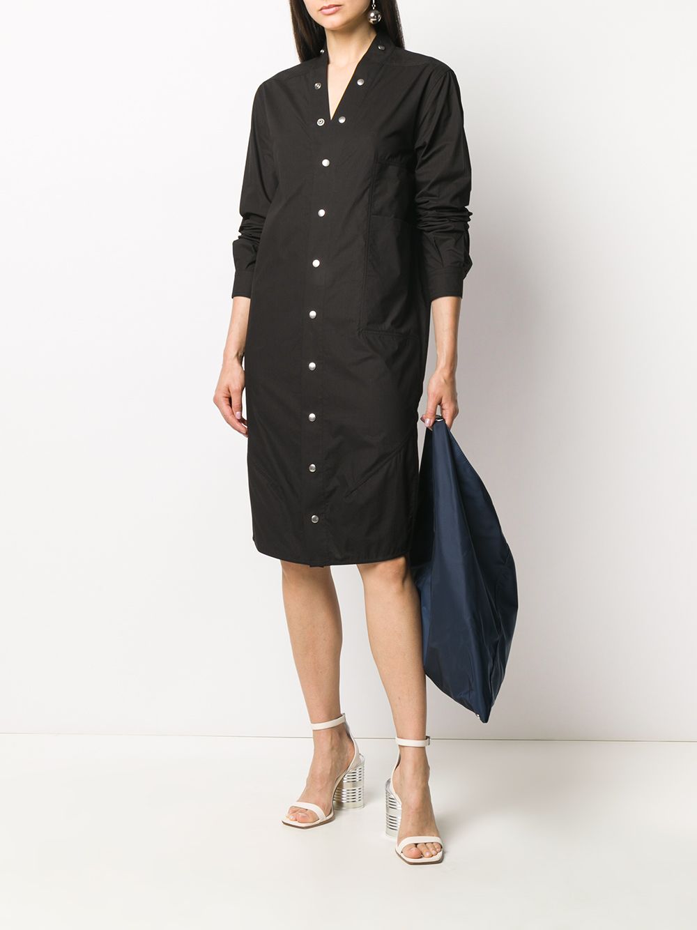 RICK OWENS Rick Owens Press-Stud Shirt Dress