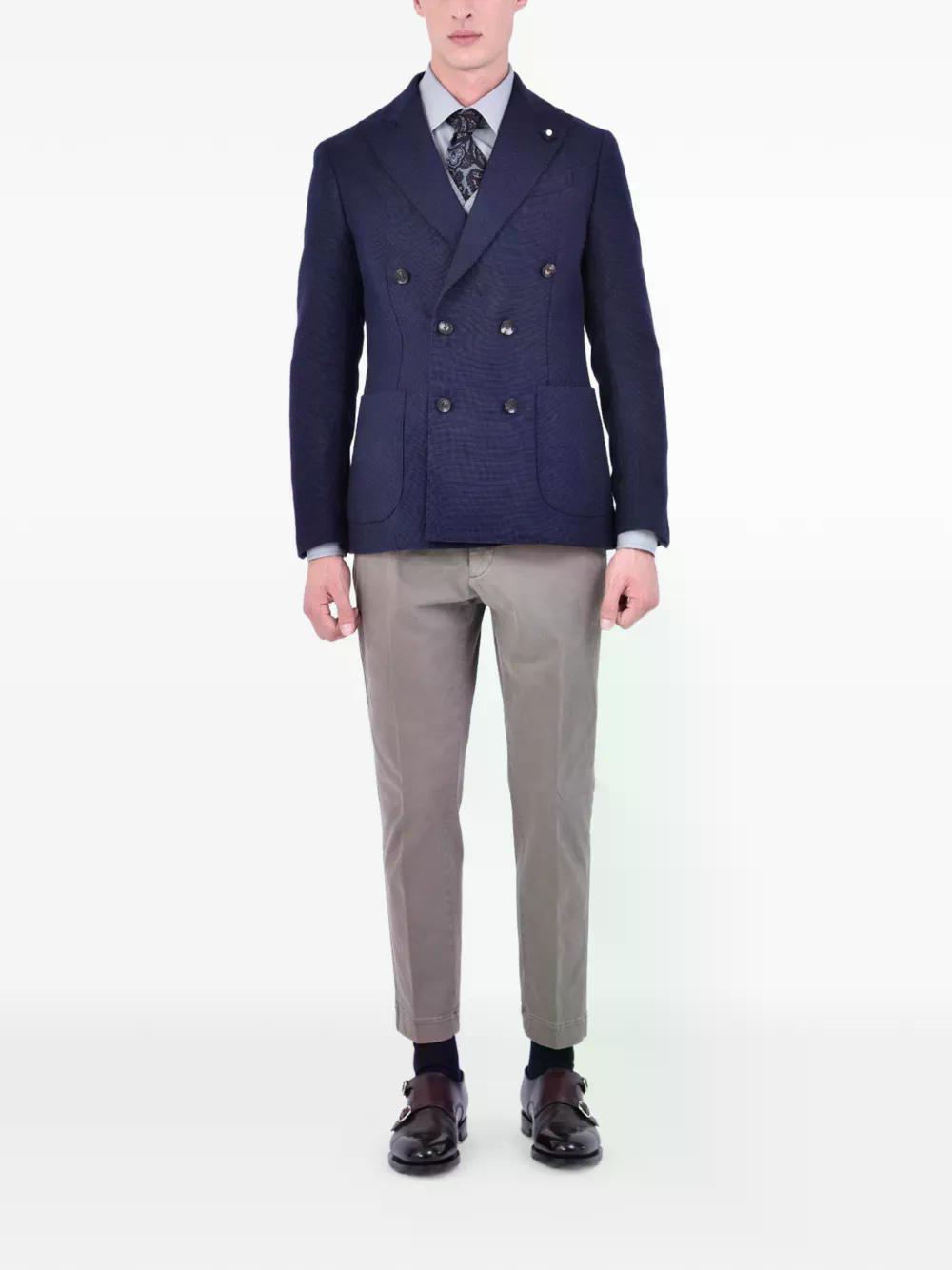DELL'OGLIO Slim-Fit Trousers