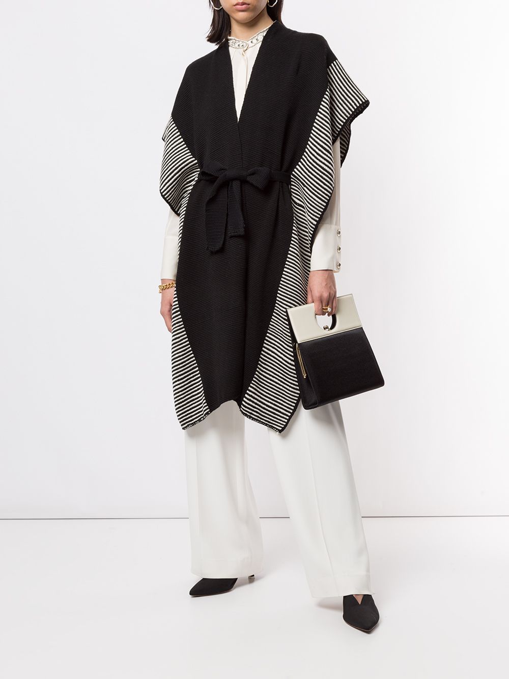VOZ VOZ Striped Edge Knitted Kaftan