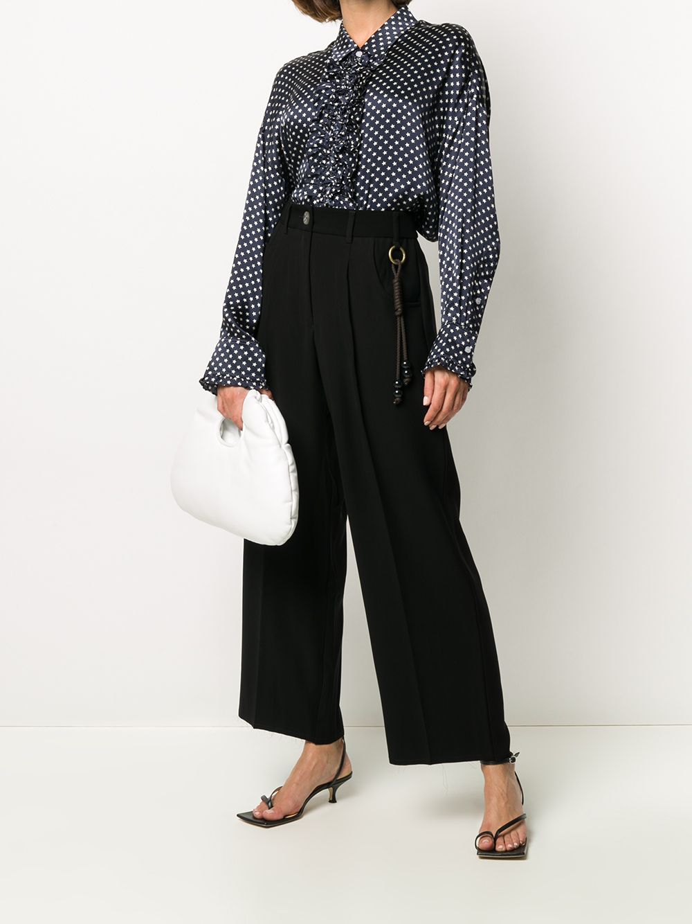 SONG FOR THE MUTE High-Waist Wide Leg Trousers