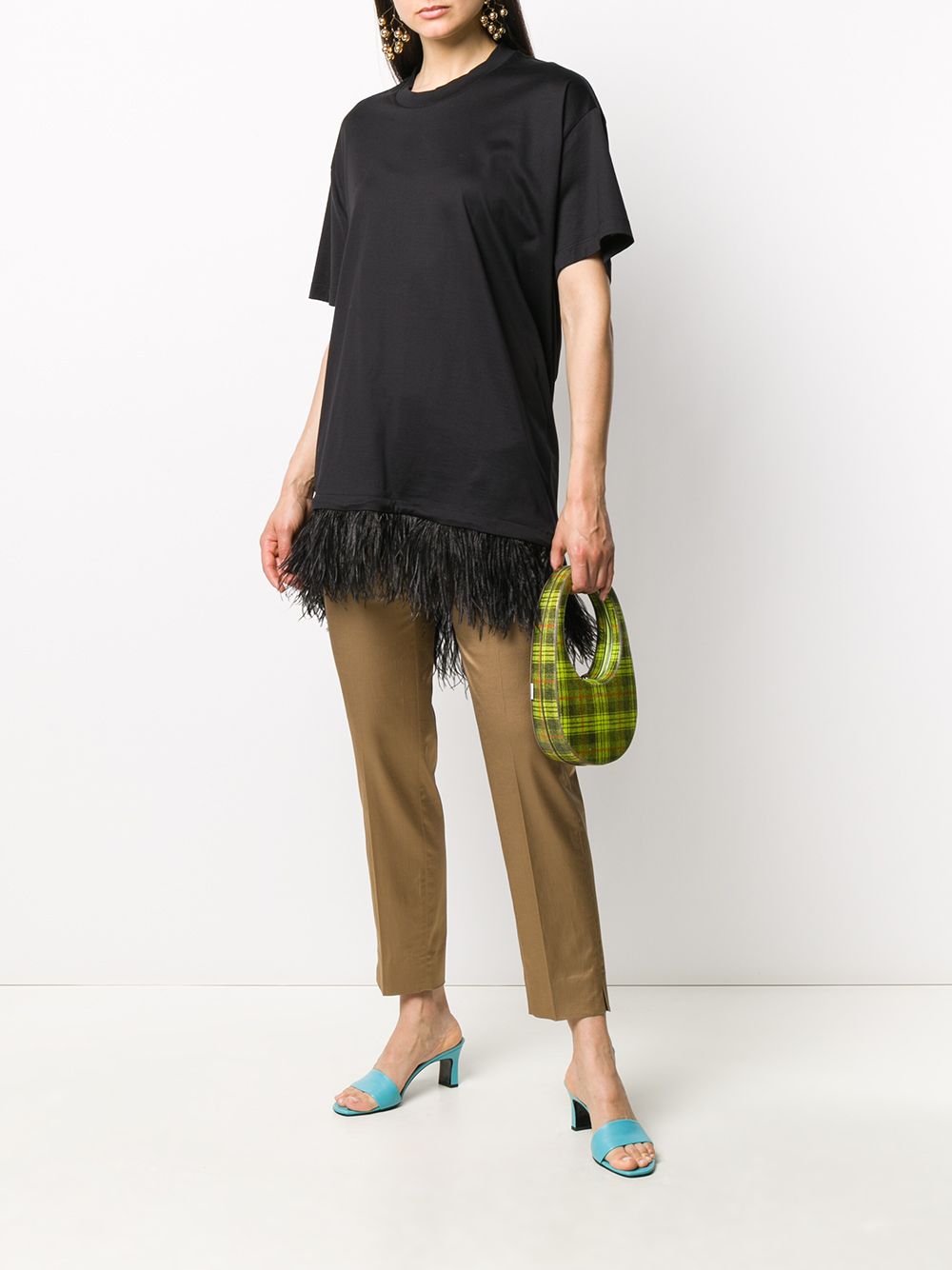 PT TORINO Cropped Slim-Fit Trousers