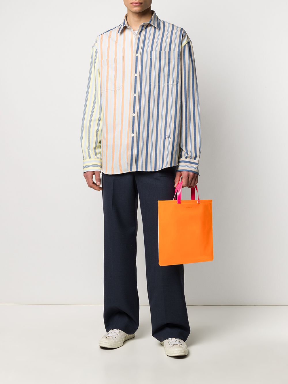COMME DES GARÇONS Comme Des Garçons Wallet Colour-Block Tote Bag