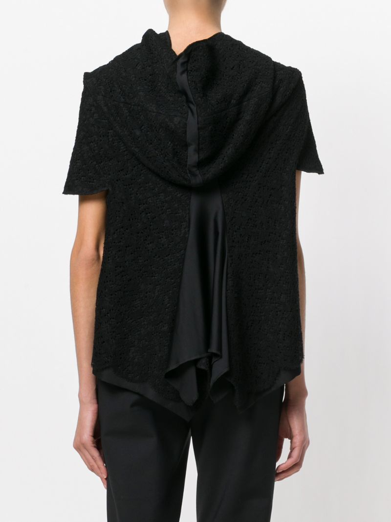 COMME DES GARÇONS Lace Panelled Blouse