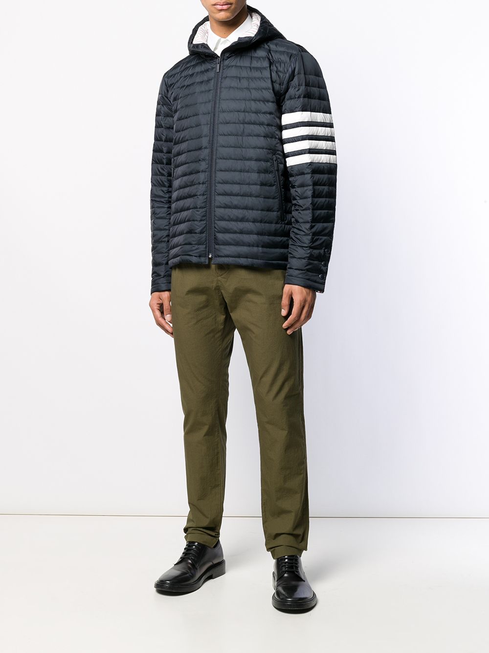 THOM BROWNE Thom Browne Matte Nylon Quilted Jacket