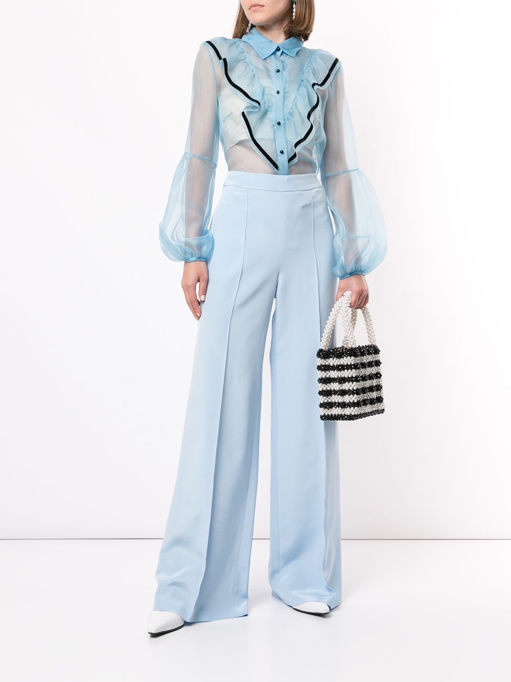 MACGRAW Macgraw Peacock Flared Trousers
