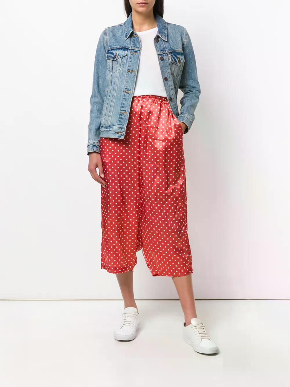 COMME DES GARÇONS 2005 Polka-Dot Bermuda Trousers