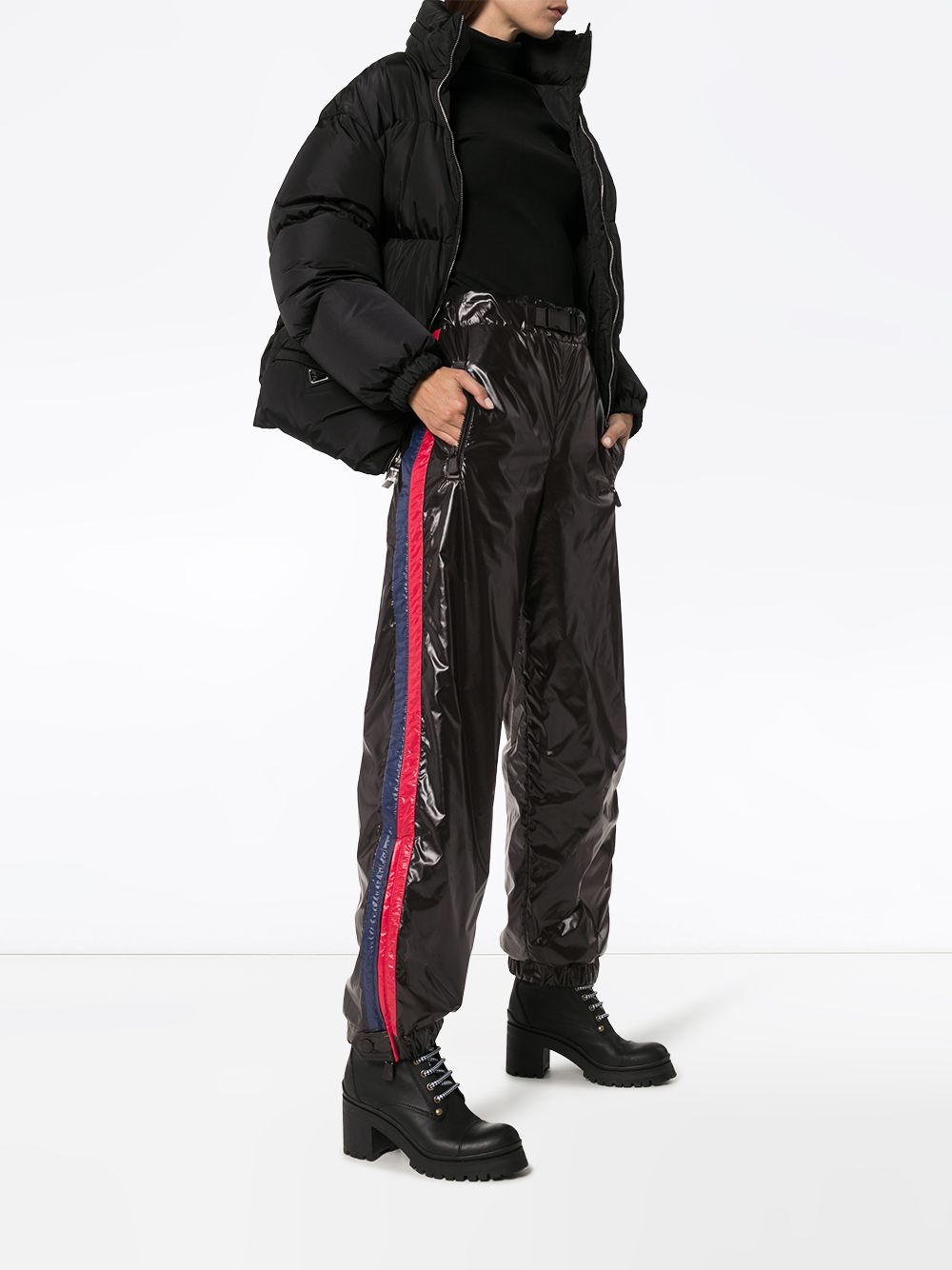 MONCLER Moncler Grenoble Side-Stripe Nylon Trousers
