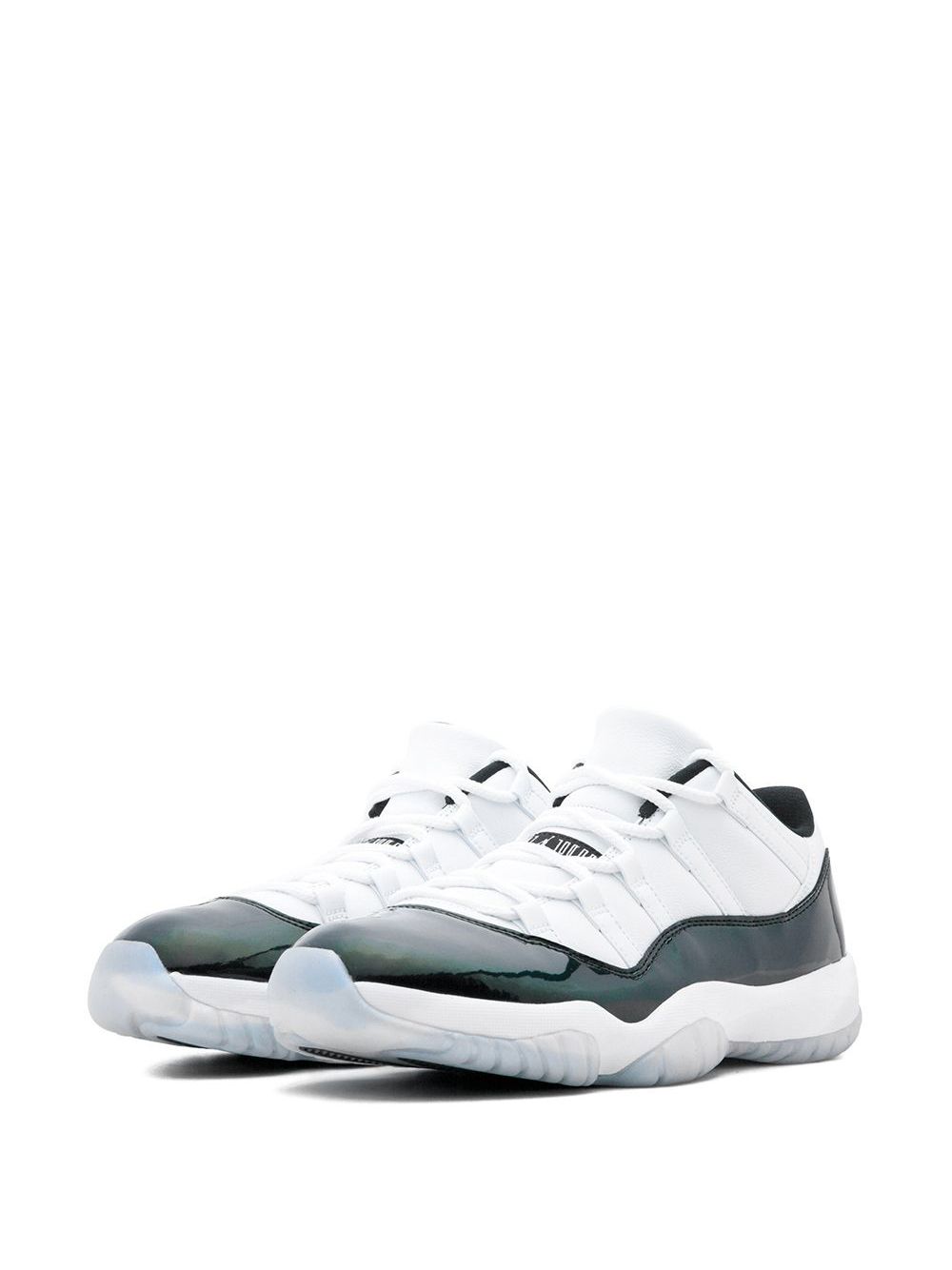 Jordan Air Retro Low Easter Emerald Sneakers - White | Editorialist